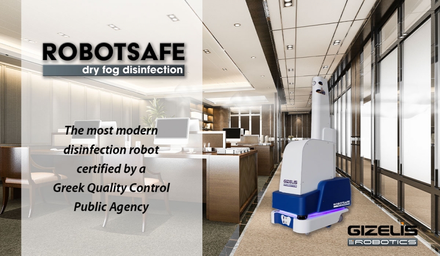 Gizelis Robotics ROBOTSAFE™ disinfection robot acquires Hellenic ...